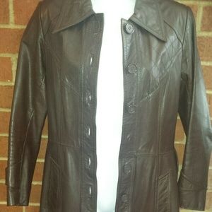 Split End Ltd. | Jackets & Coats | Split End Full Length Leather Trench ...